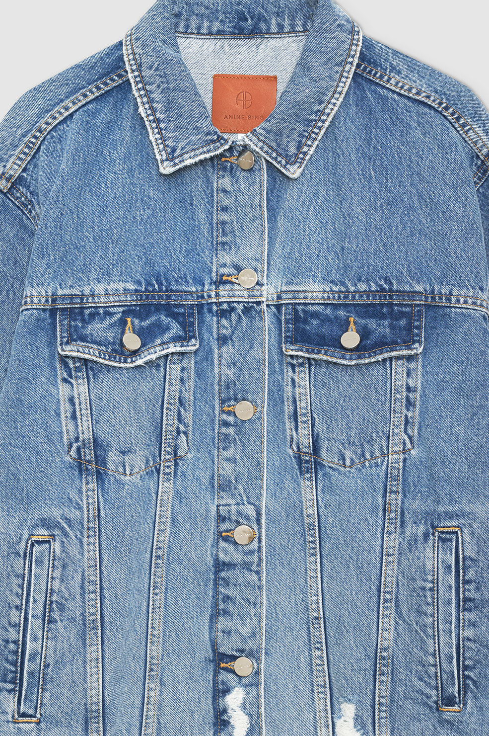 ANINE BING Rory Jacket - Vintage Blue