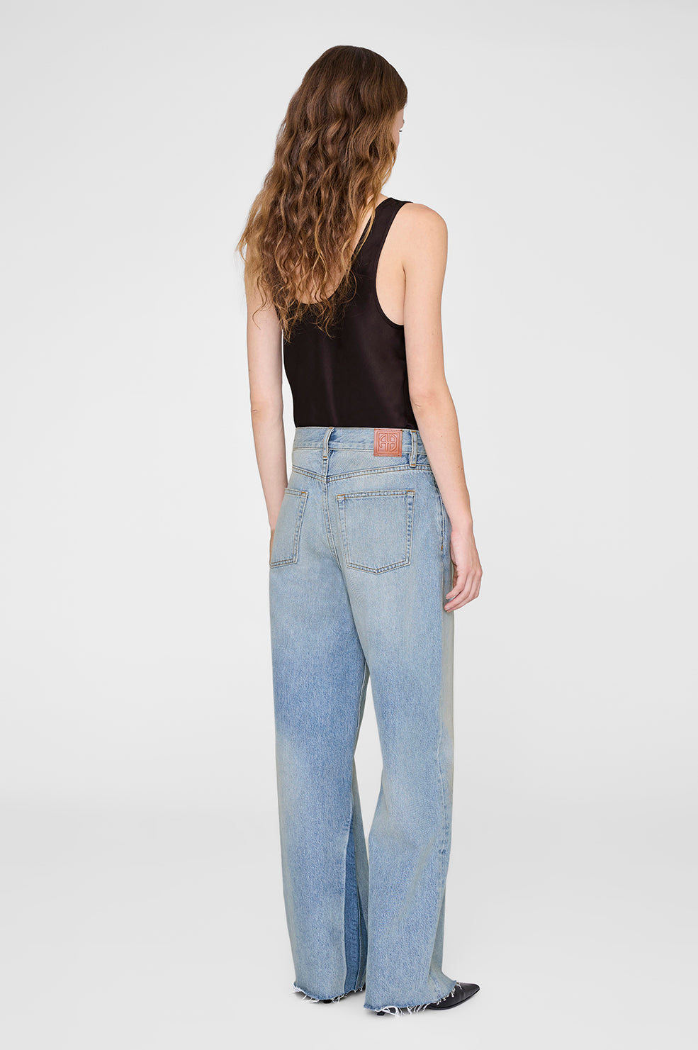 ANINE BING Lea Top - Deep Brown